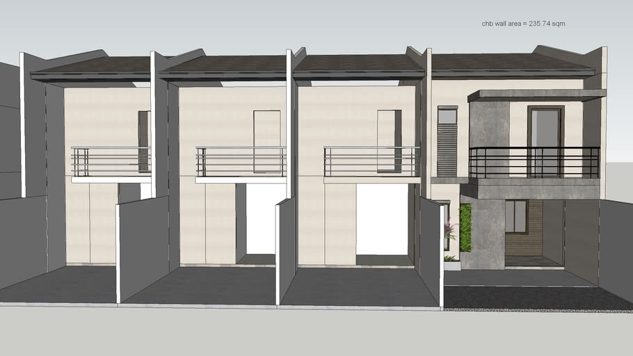 Row House | 3D Warehouse