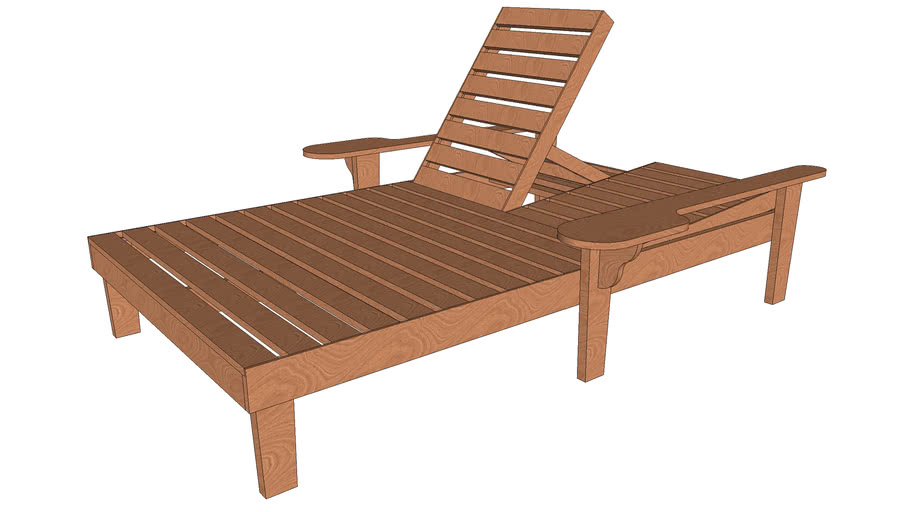 shenlong de playa en madera | 3D Warehouse