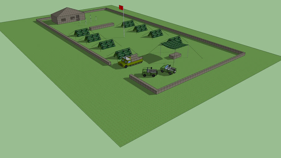 an army camp | 3D Warehouse