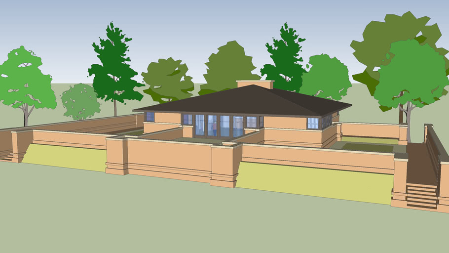 Frank Lloyd Wright Cheney House | 3D Warehouse