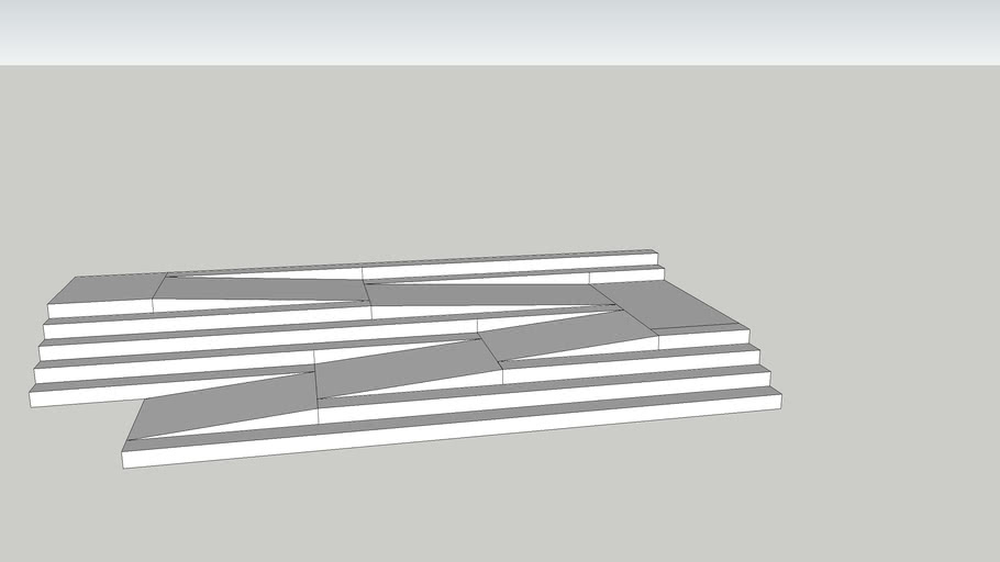 Escada com rampa 1M DE ALTURA | 3D Warehouse