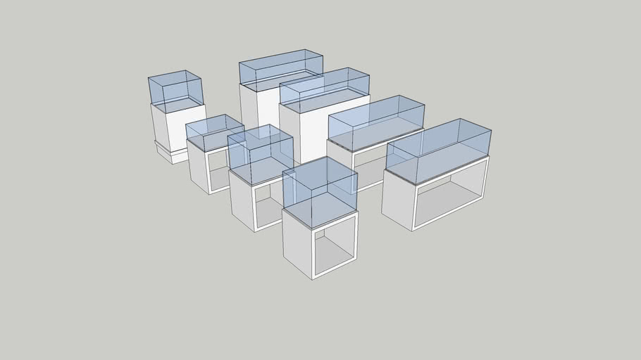 vitrines 2º andar | 3D Warehouse