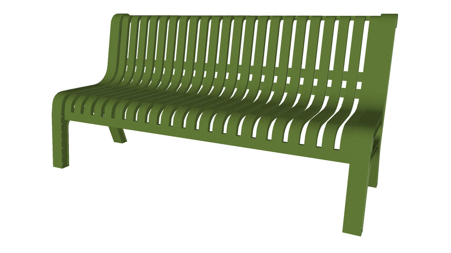 Metal Bench - Detailed | 3D Warehouse