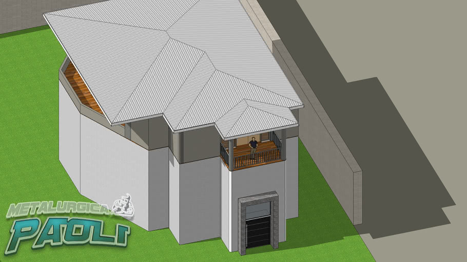 techo 4 aguas para un cliente | 3D Warehouse