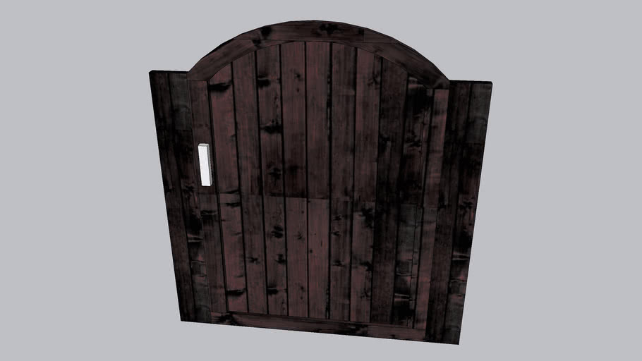 wood Gate | 3D Warehouse
