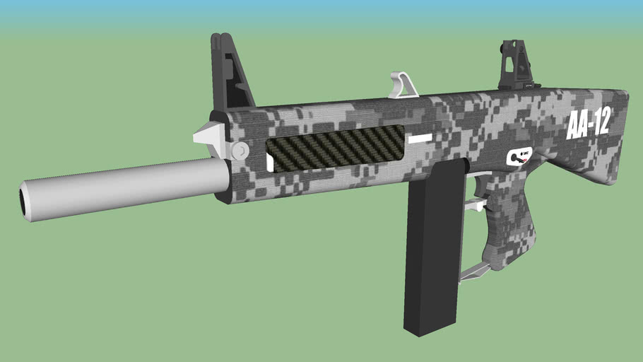 AA 12 Automatic Shotgun | 3D Warehouse