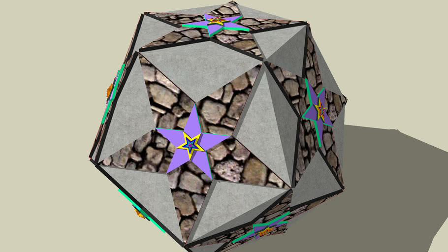 Lots of Stars - Dodecahedron | 3D Warehouse