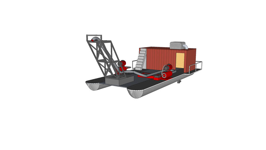 dredge boat | 3D Warehouse
