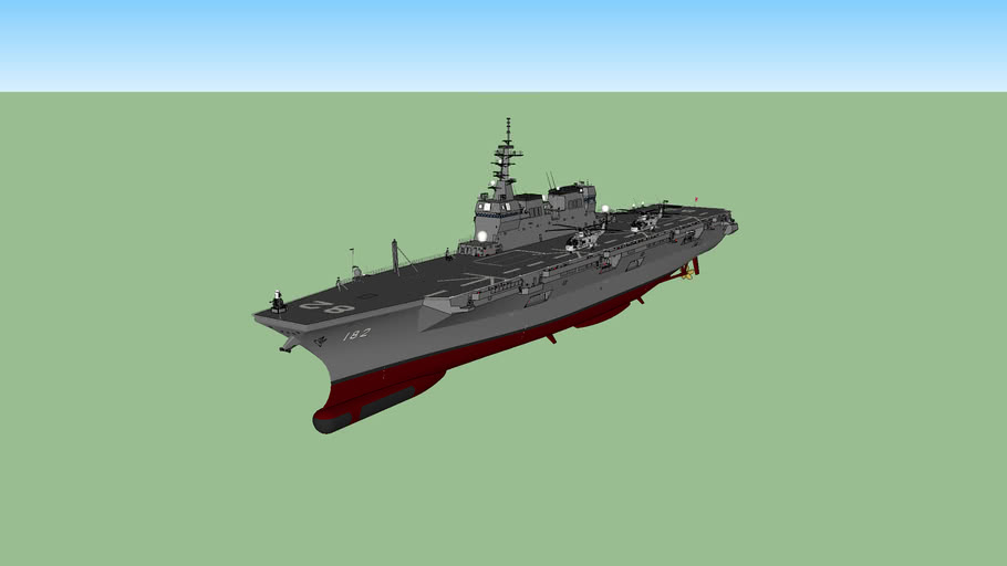JMSDF JS ISE DDH-182 いせ | 3D Warehouse