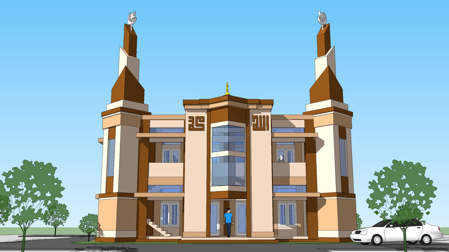 Desain masjid Kontemporer | 3D Warehouse