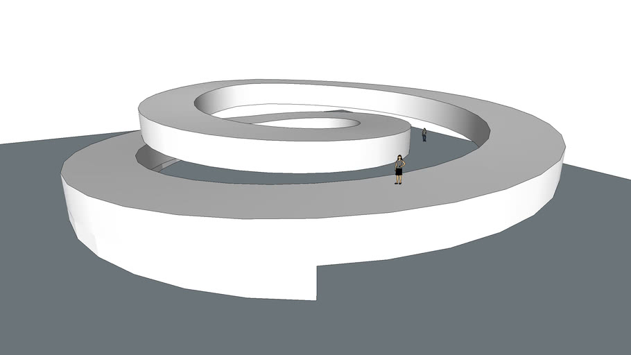 원환체, 圓環體 Building, Mobius Strip, | 3D Warehouse