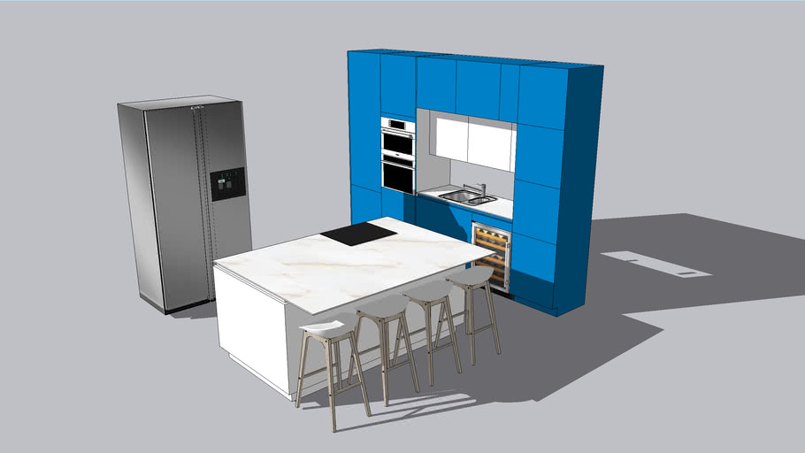 Cooking island kitchen | 3D Warehouse