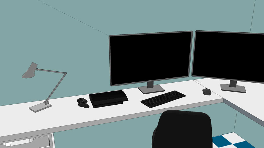 Basic Screen Model | 3D Warehouse