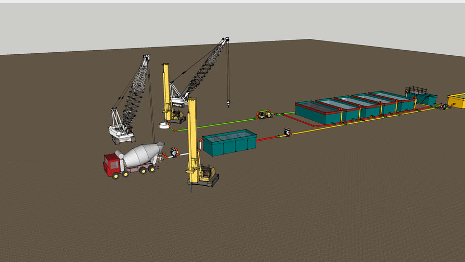 The Golden Turkey Scraper Batching Plant | 3D Warehouse