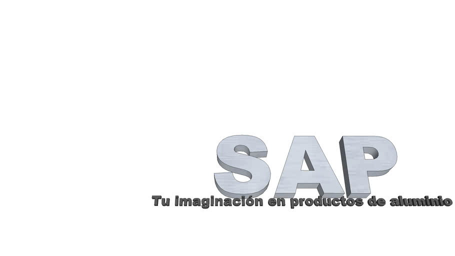 word - palabra SAP | 3D Warehouse