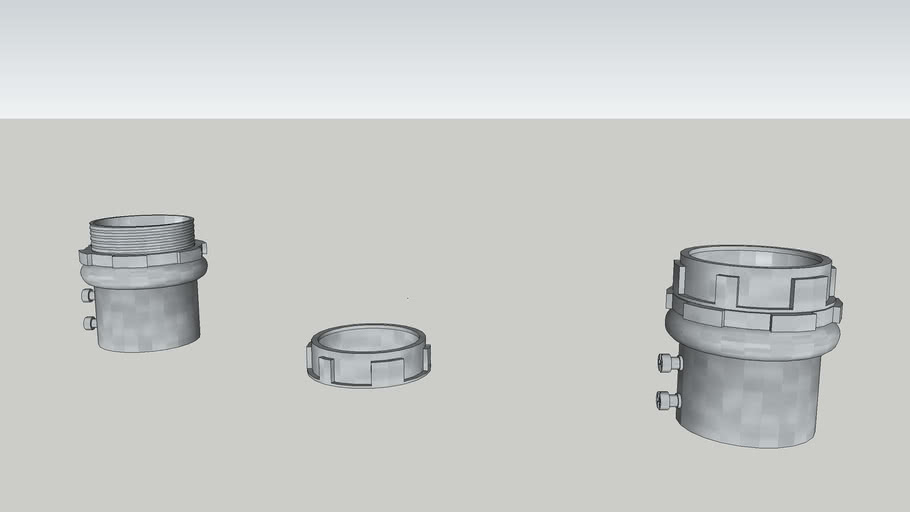Conector y Monitor Galvanizado 1 1/4' Conduit P.D. | 3D Warehouse