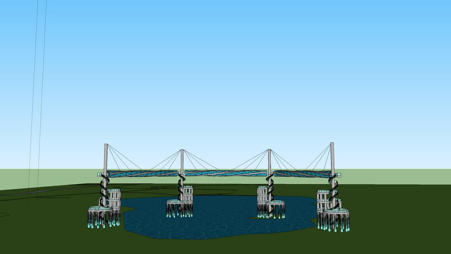 Jembatan Telaga sarangan | 3D Warehouse