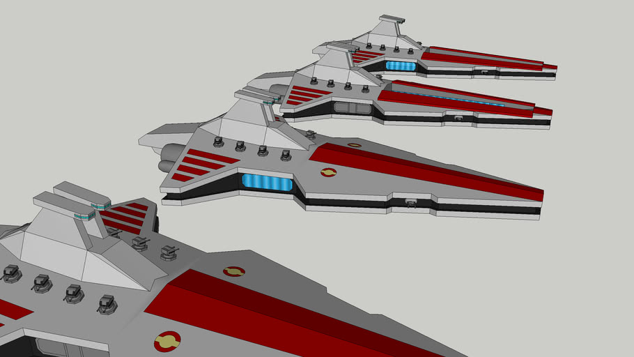 Venator Class Star Destroyers (Jedi Cruisers) | 3D Warehouse