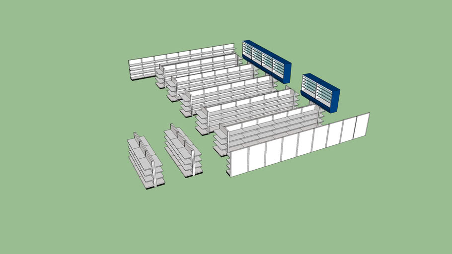 shop aisles | 3D Warehouse