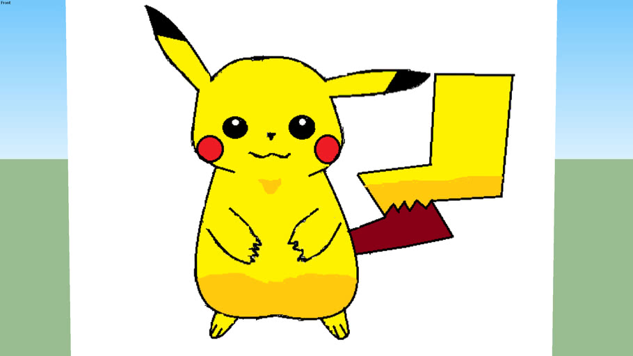 2D PIKACHU | 3D Warehouse
