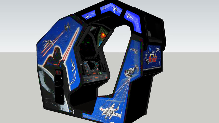 Star Wars arcade game cockpit Style B | 3D Warehouse
