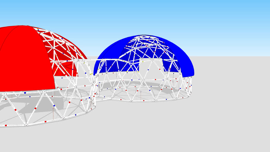 PVC Geodesic domes | 3D Warehouse