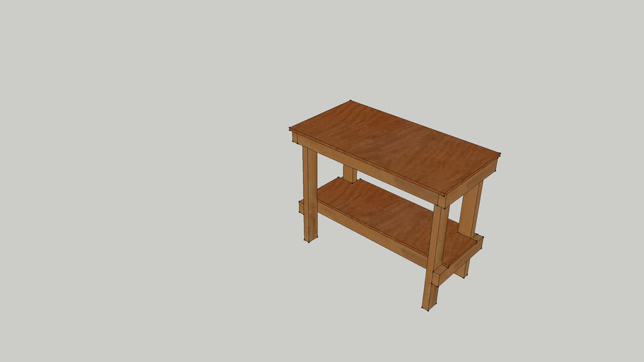 Simple workbench | 3D Warehouse