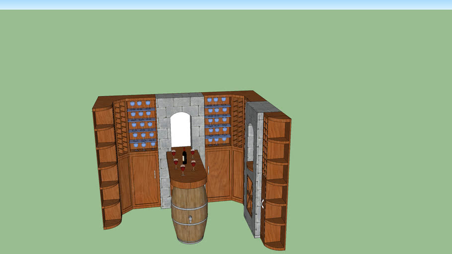 Wine rack | 3D Warehouse