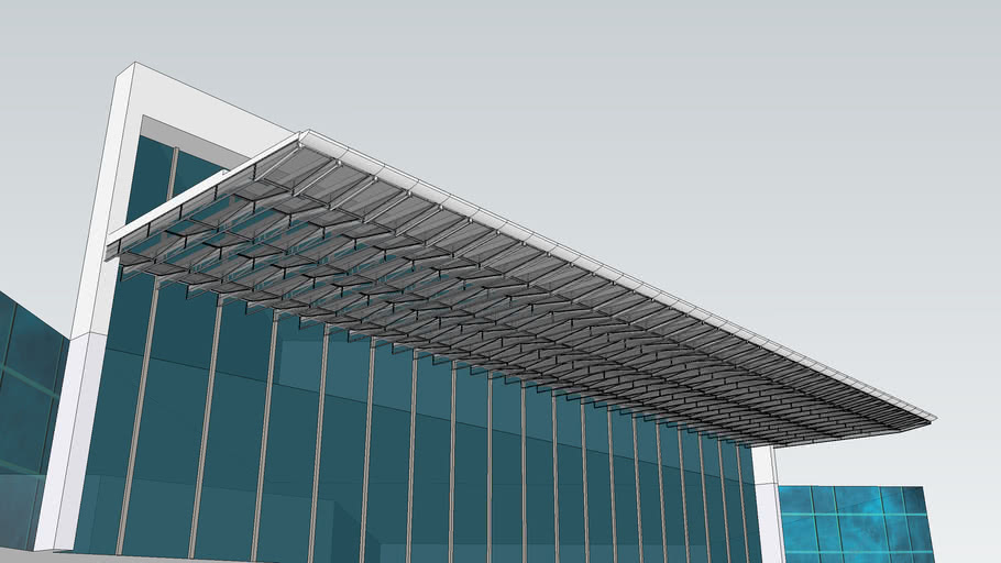 Entrance Porch High Rise Building | 3D Warehouse