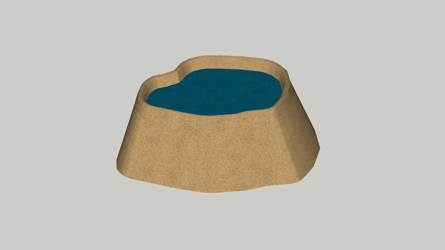 Volcano Crater Lake | 3D Warehouse