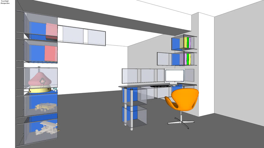 escritorio modular | 3D Warehouse