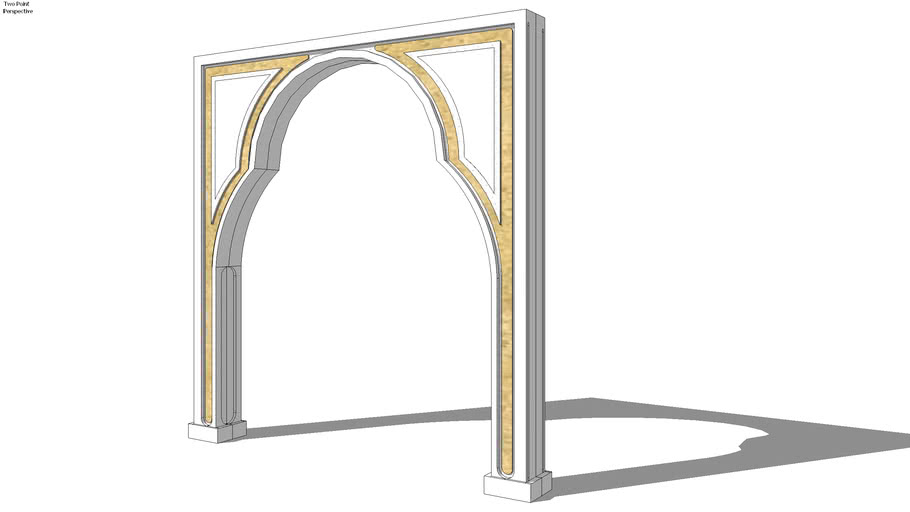 Mosque Gate/Door (Gerbang Masjid) | 3D Warehouse