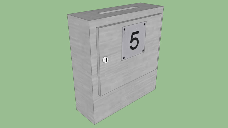 Letterbox | 3D Warehouse