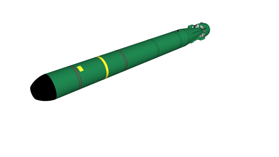 Mark 48 ADCAP torpedo | 3D Warehouse