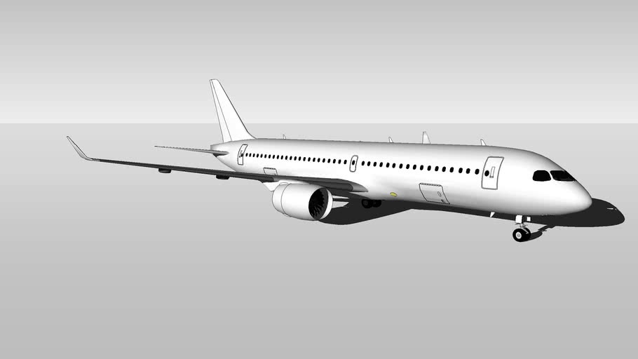 Template-Bombardier cs300 | 3D Warehouse