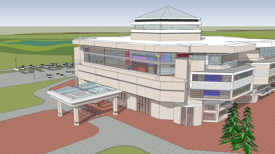 HIGH TECHNOLOGY SCIENCE BULDING | 3D Warehouse