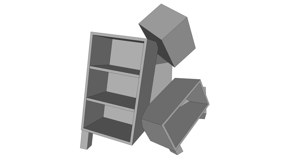 Bulo - Bram Boo Overdose - Armoire Small | 3D Warehouse