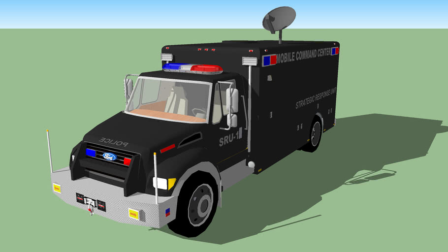 Toronto Police Strategic Response Unit Ford F-750 | 3D Warehouse