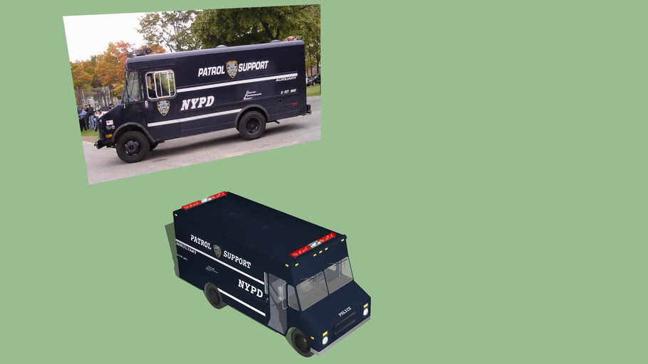 Auxiliary NYPD Step Van | 3D Warehouse
