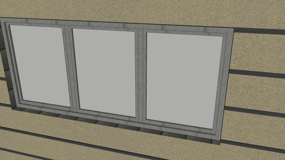 3 panel window | 3D Warehouse
