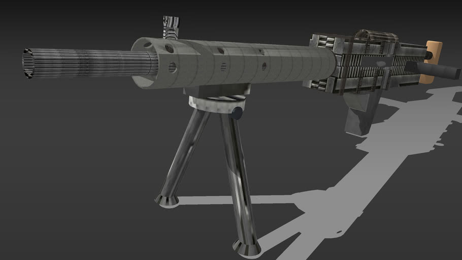 Machine Gun | 3D Warehouse
