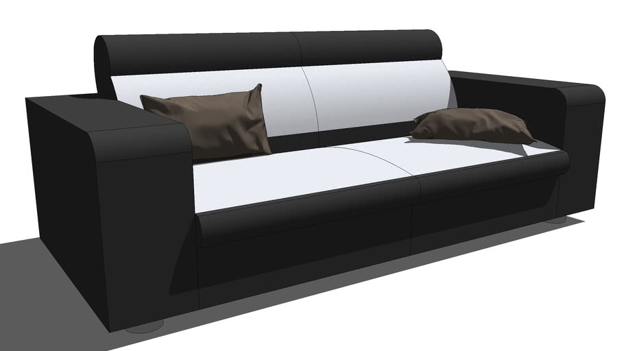 Sofa+2+sits.skp | 3D Warehouse