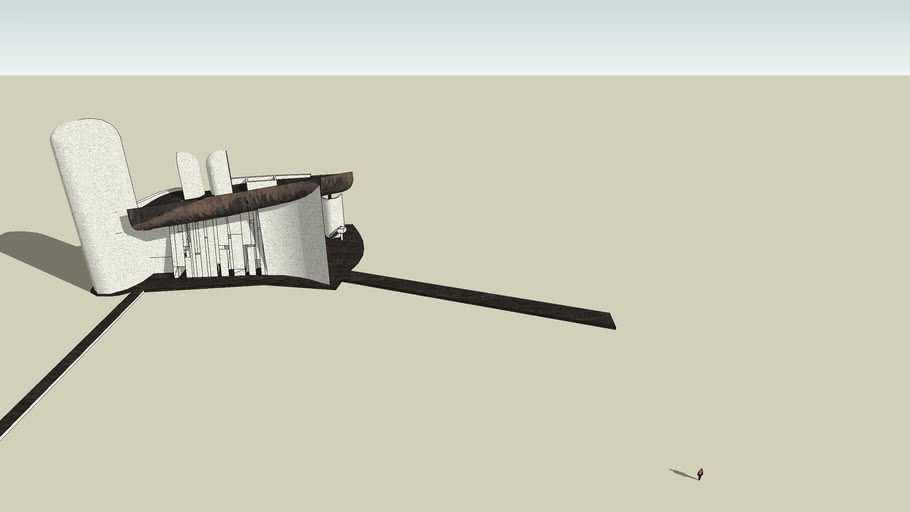 Capilla de Notre Dame du Haut Ronchamp de Le Corbusier | 3D Warehouse