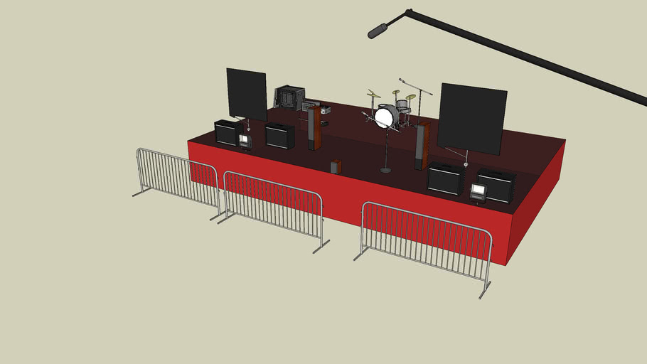stage setup | 3D Warehouse