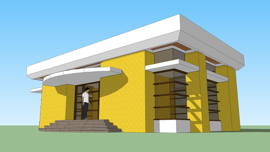 Study: One Story Office Building | 3D Warehouse