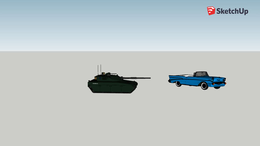tank VS car | 3D Warehouse