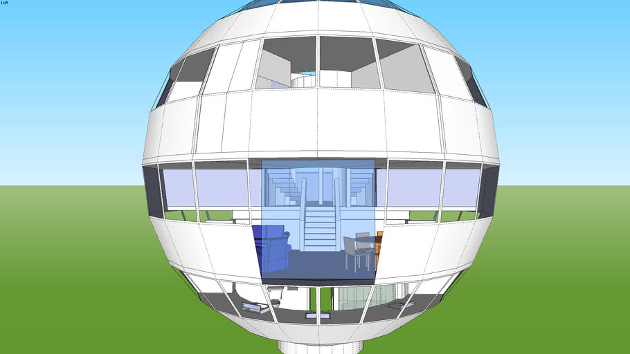 Sphere House, Version I | 3D Warehouse