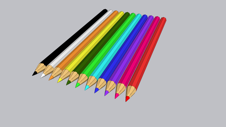 Pencil color | 3D Warehouse