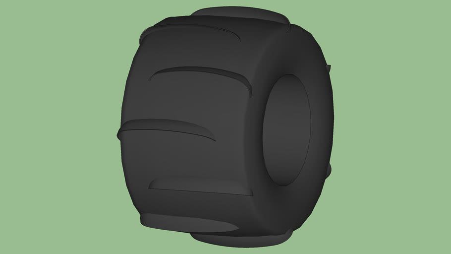 Offset Paddles Sand Tire | 3D Warehouse