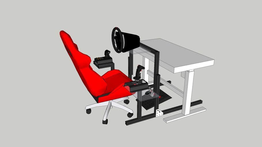 8020 Racing + Hotas Setup | 3D Warehouse